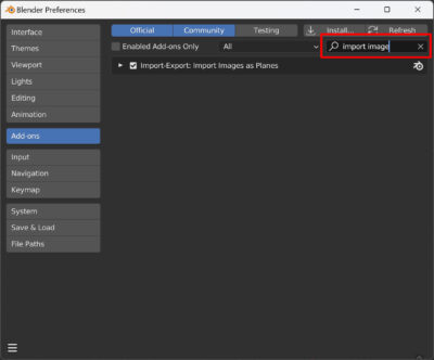 Blenderの標準アドオン Imort Images as Planes | Better Now CGz