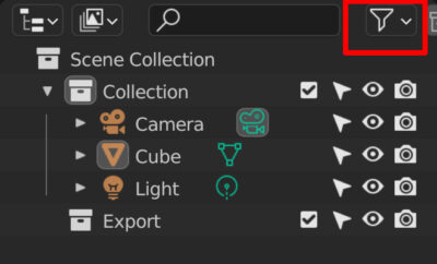 Blenderで選択のフィルタリングを使おう！ | Better Now CGz